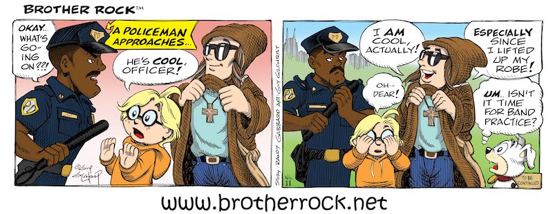 Brother Rock Comic #11: Cool Robe | BOOMER Magazine