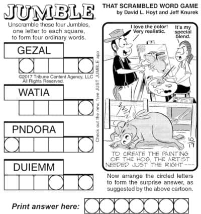 Brain-teasing Jumble for Kids & Adults | BOOMER Magazine