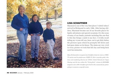 Memories and Images of Lisa Schaffner | BOOMER Magazine
