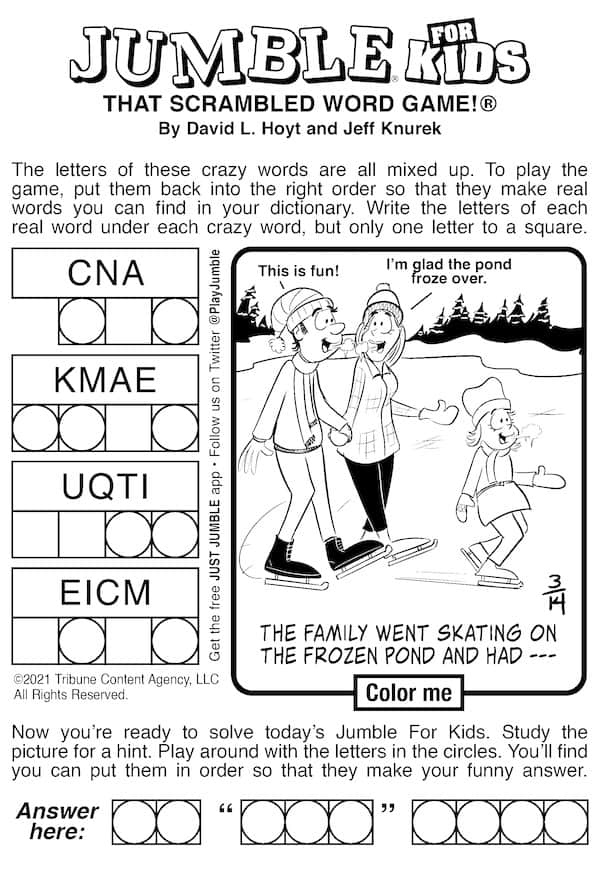 Jumbled Words Design