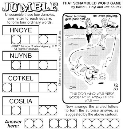 Brain-Building Jumble for Kids and Adults | BOOMER Magazine