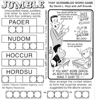 Jumble Puzzles with Beastly Math | BOOMER Magazine